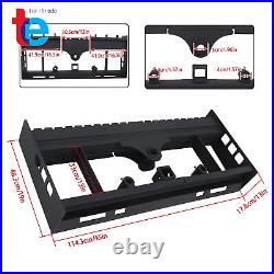 2500lbs Pallet Fork Frame for Kubota Bobcat Skid Steer Loaders Tractors ...
