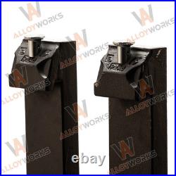 2x 48 Pallet Fork Blades For Kubota Bobcat Skid Tractors Loaders Steel ...