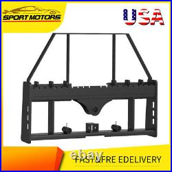 4000 LBS Capacity Pallet Fork Frame for Kubota Bobcat and Skid Steer ...