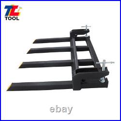 42 Clamp on Debris Fork Universal 2500lbs for Loader Bucket Skid Steer ...