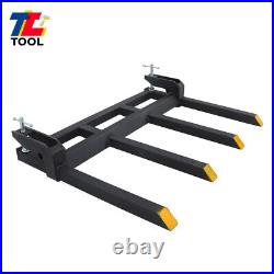 42 Clamp on Debris Fork Universal 2500lbs for Loader Bucket Skid Steer ...