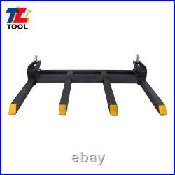 42 Clamp on Debris Fork Universal 2500lbs for Loader Bucket Skid Steer ...