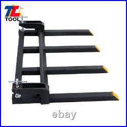 42 Clamp on Debris Fork Universal 2500lbs for Loader Bucket Skid Steer ...