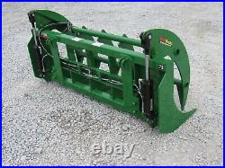 72? Root Rake Clam Grapple Attachment Fits John Deere Tractor Loader ...