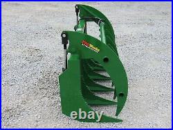 72? Root Rake Clam Grapple Attachment Fits John Deere Tractor Loader ...