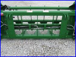 72? Root Rake Clam Grapple Attachment Fits John Deere Tractor Loader ...