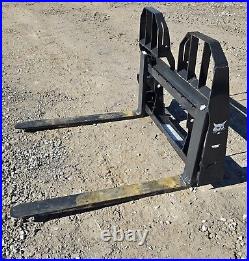 Bobcat Brand Standard Duty 2500 Pound Pallet Forks fits Skid Steer ...