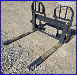 Bobcat Brand Standard Duty 2500 Pound Pallet Forks fits Skid Steer ...