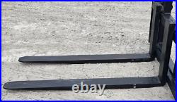 Pro Works 60 Long 8,000 Pound Class III Pallet Forks Skid Steer ...